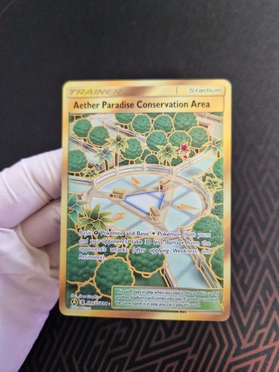 Aether Paradise Conservation Area Gold Pokemon Karte (Gebraucht) in ...