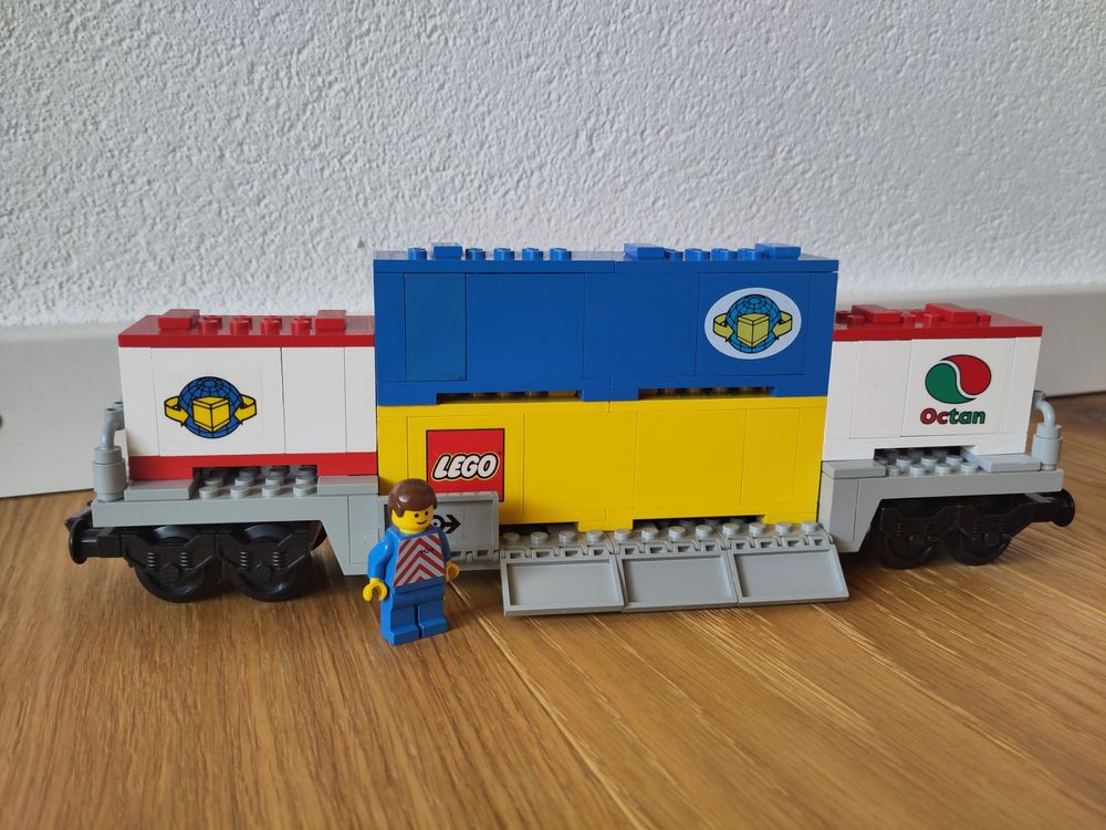 Lego Eisenbahn Containerwagon 4549 | Kaufen auf Ricardo