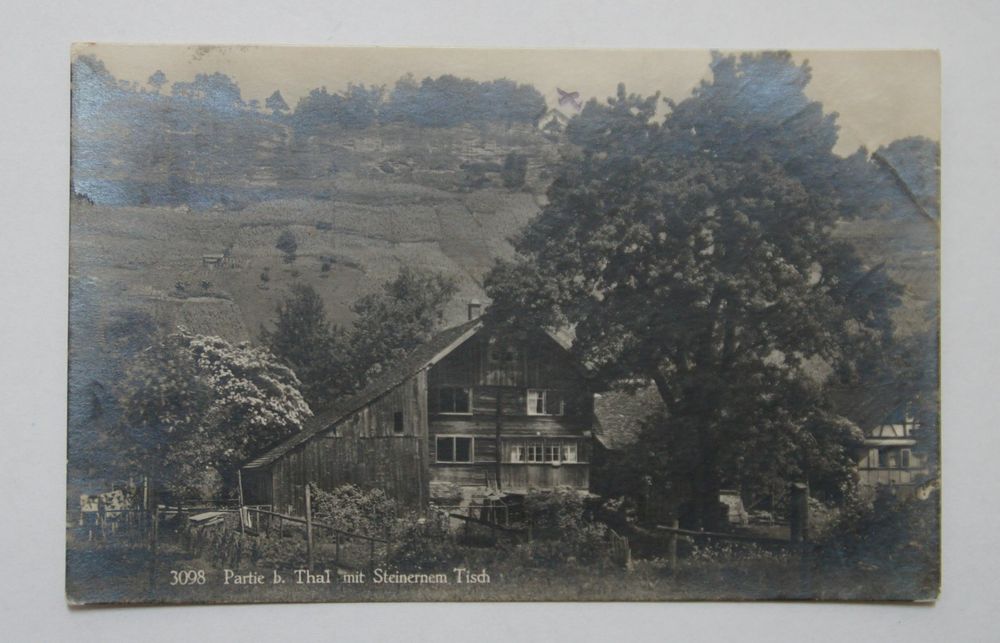 Partie bei Thal mit Steinernem Tisch,1927 (Gebraucht) in St. Margrethen ...