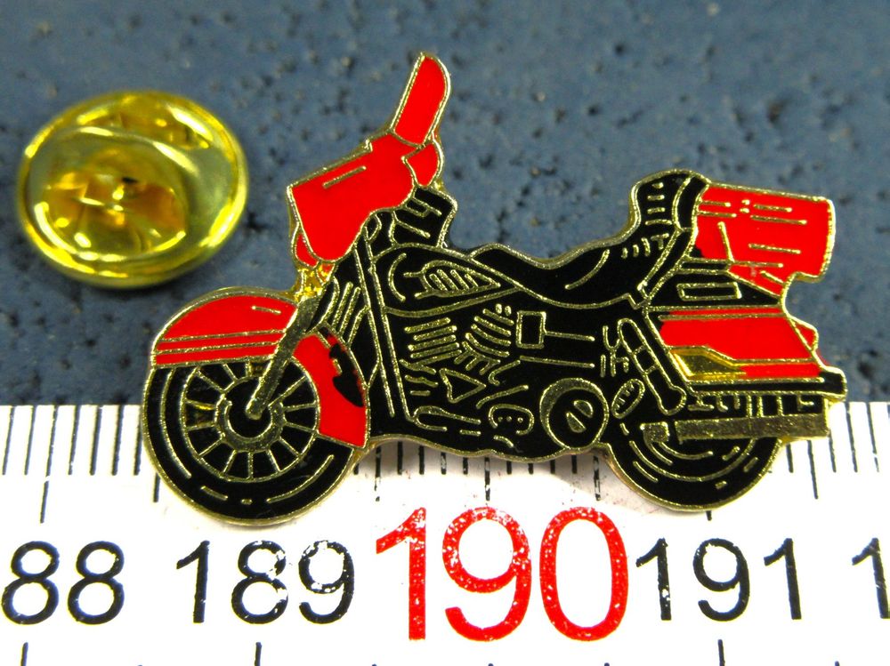 OLDTIMER MOTORRAD PIN GLASIERT GOLDIG 30mm (Gebraucht) in Ettingen für ...
