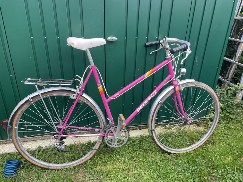 Magnifique vélo Peugeot rose vintage | Kaufen auf Ricardo