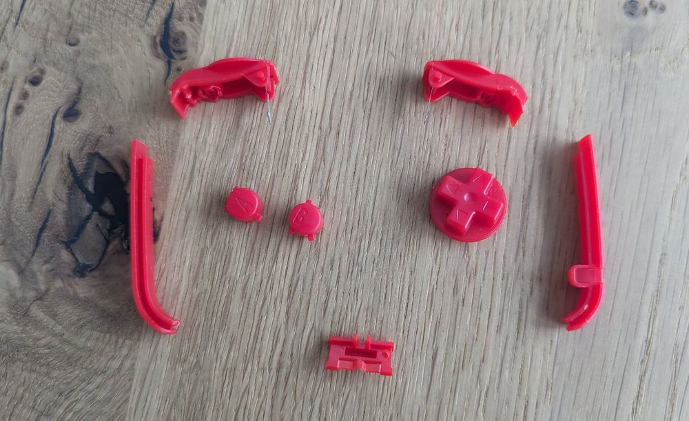 Nintendo Game Boy Advance Buttons - Rot & Blau & Silikonpads | Kaufen ...