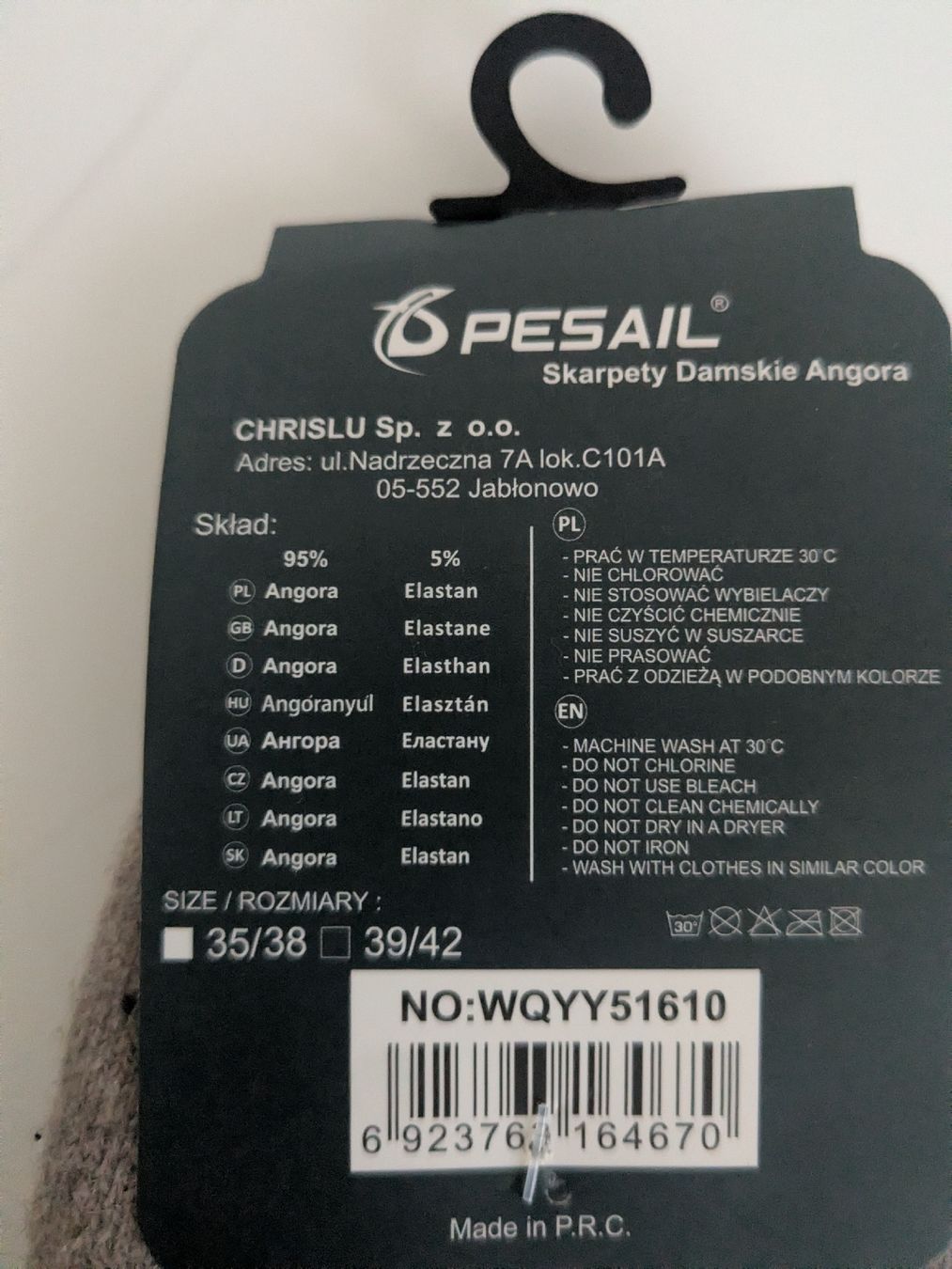 Warme Angora Thermosocken PESAlL, Gr. 35-38, Neu! (Neu (gemäss ...