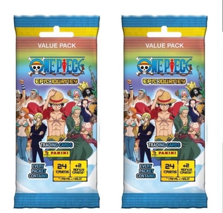 2 Pack - One Piece: Epic Journey TCG – Value Pack – Panini (Neu und ...