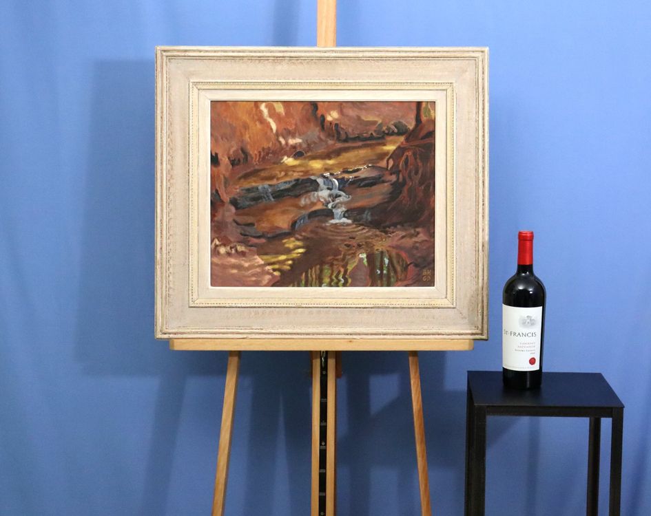 Bruno Hesse 1905-1999, Gemälde Oel auf Platte, signiert BH60 (Gebraucht ...