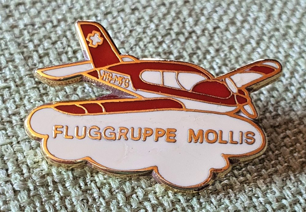 F514 - Pin Fluggruppe Mollis HB-MFG CH (Gebraucht) in Reinach BL für ...