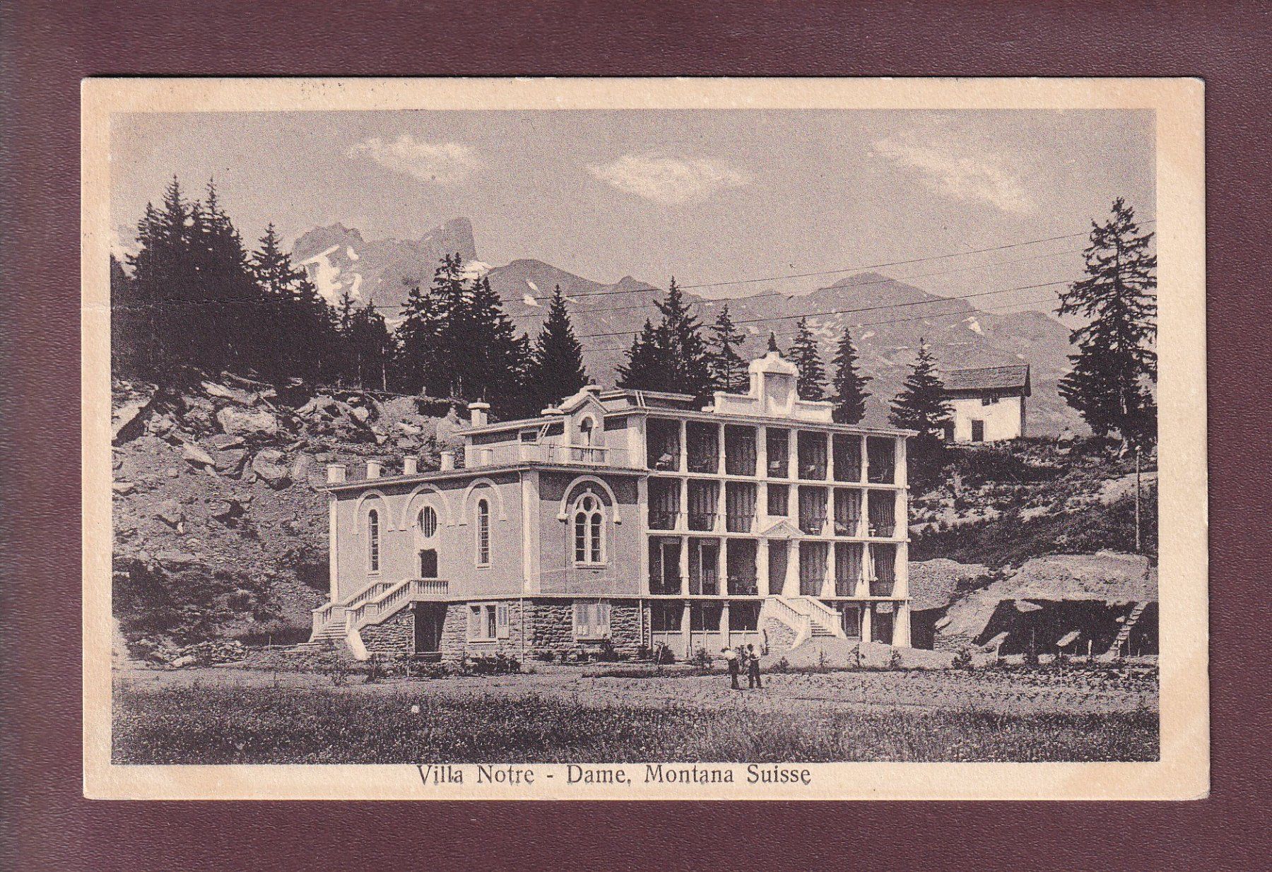 MONTANA - Villa Notre-Dame - 1928 // pli // (D'occasion) à Pully pour ...