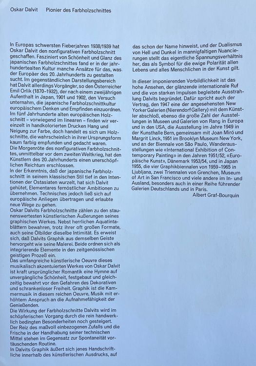 Oskar Dalvit ( 1911-1975) Philo Graphic | Kaufen auf Ricardo