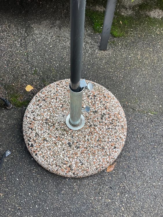 Betonplatten Fur Sonnenschirm