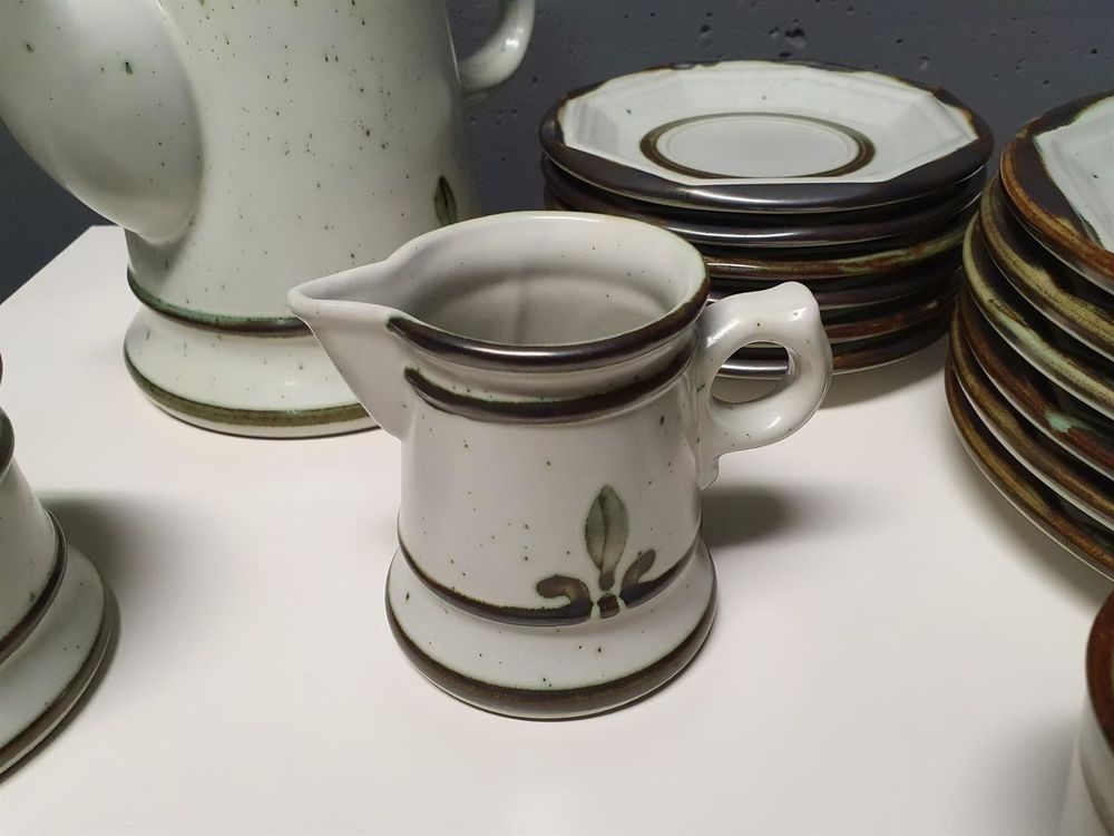 GERZ W.Germany 23-tei.Geschirrset Vintage Tafelset Handmade (Gebraucht ...