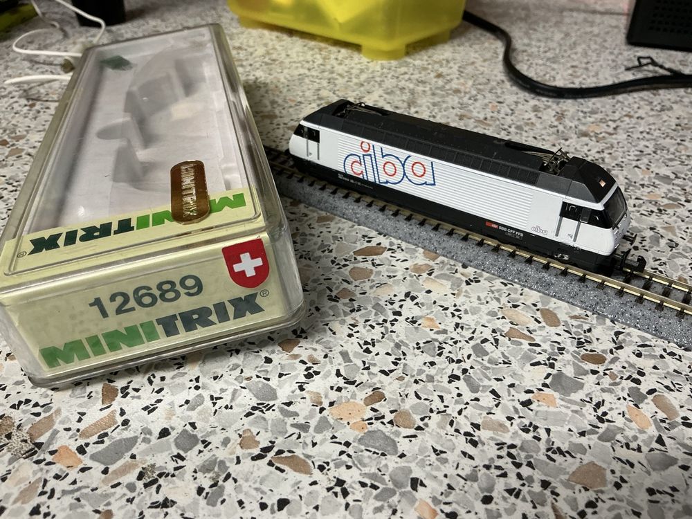 Minitrix Ciba Lok 12689 Re460 SBB CFF FFS, Rarität Digital (Gebraucht ...