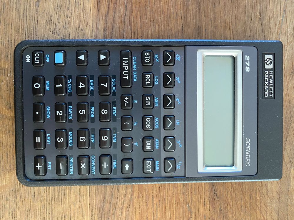 Alter Taschenrechner HP 27 S, Scientific (Gebraucht) in Aarburg für CHF ...