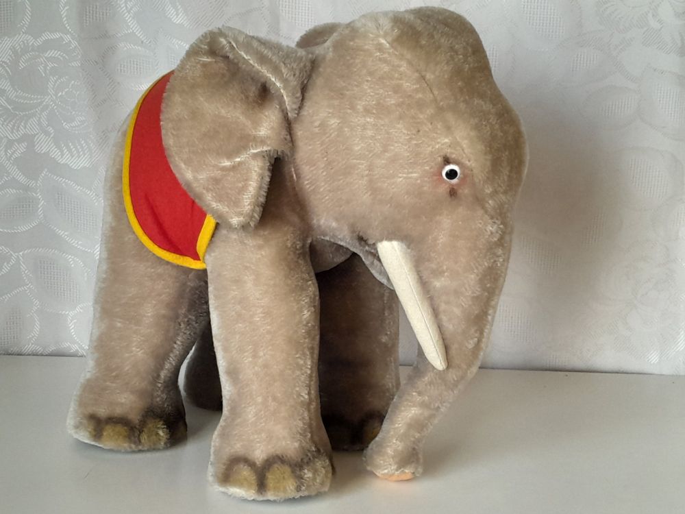 Steiff Elefant, Jumbo, 40cm stehend, ohne K/F/B, 1958 | Comprare su Ricardo