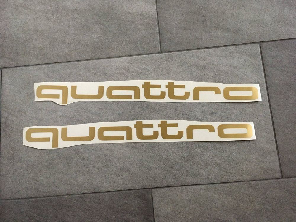Audi Quattro Aufkleber
