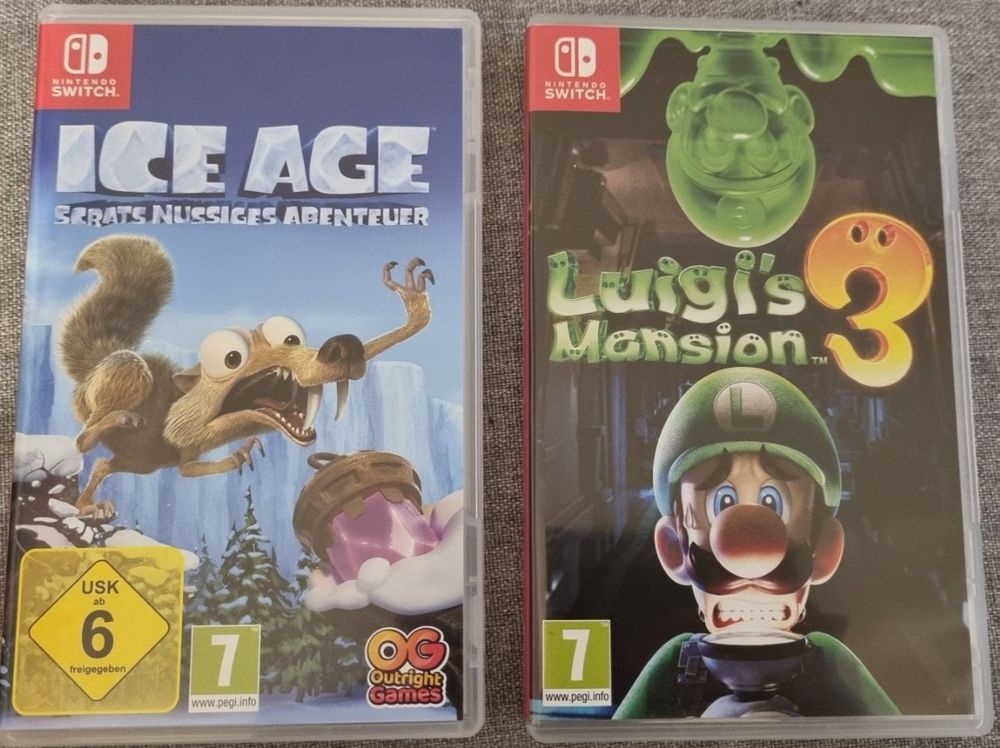 Nintendo Switch Ice Age & Luigis Mansion 3 (Gebraucht) in Nürensdorf ...