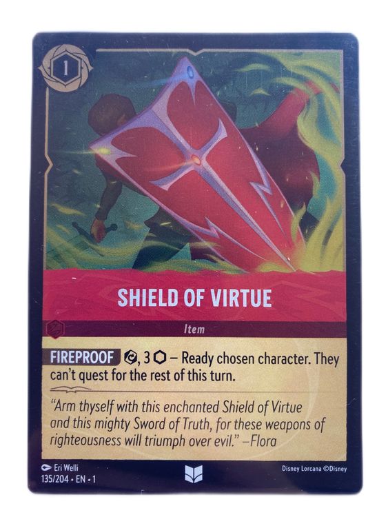 Lorcana Disney Shield of Virtue 135/204 EN UNCOMMON FOIL | Kaufen auf ...