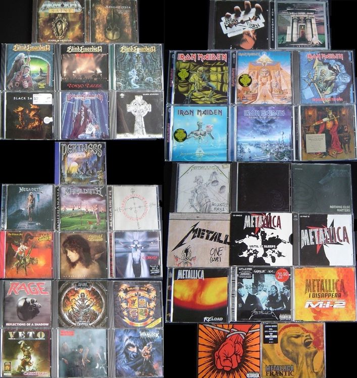 HEAVY METAL CD Sammlung (Gebraucht) in Wohlen AG für CHF 82 – mit ...