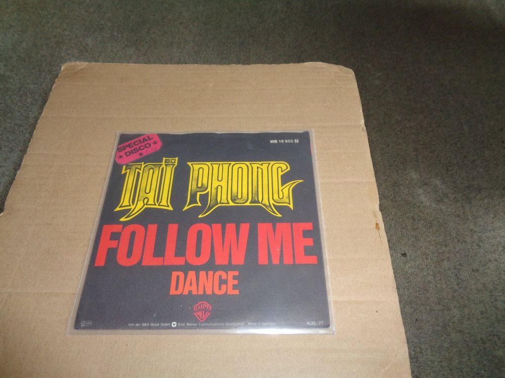 Tai Phong - Follow Me / Dance - Single Disco rar 1977 (Neu (gemäss ...