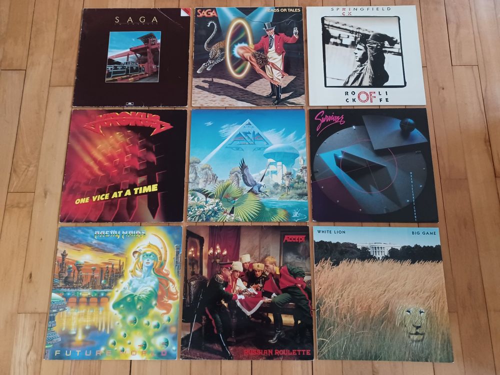 LP Vinyl Sammlung Rock Hard Rock Heavy Metal (Gebraucht) in ...