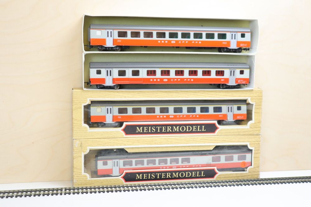 Liliput 4 x SBB Swiss Express Personenwagen Set | Kaufen auf Ricardo