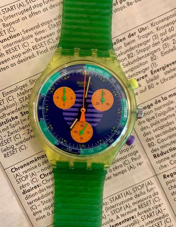 SWATCH Chrono - NEO WAVE – 1991. VINTAGE | Kaufen auf Ricardo
