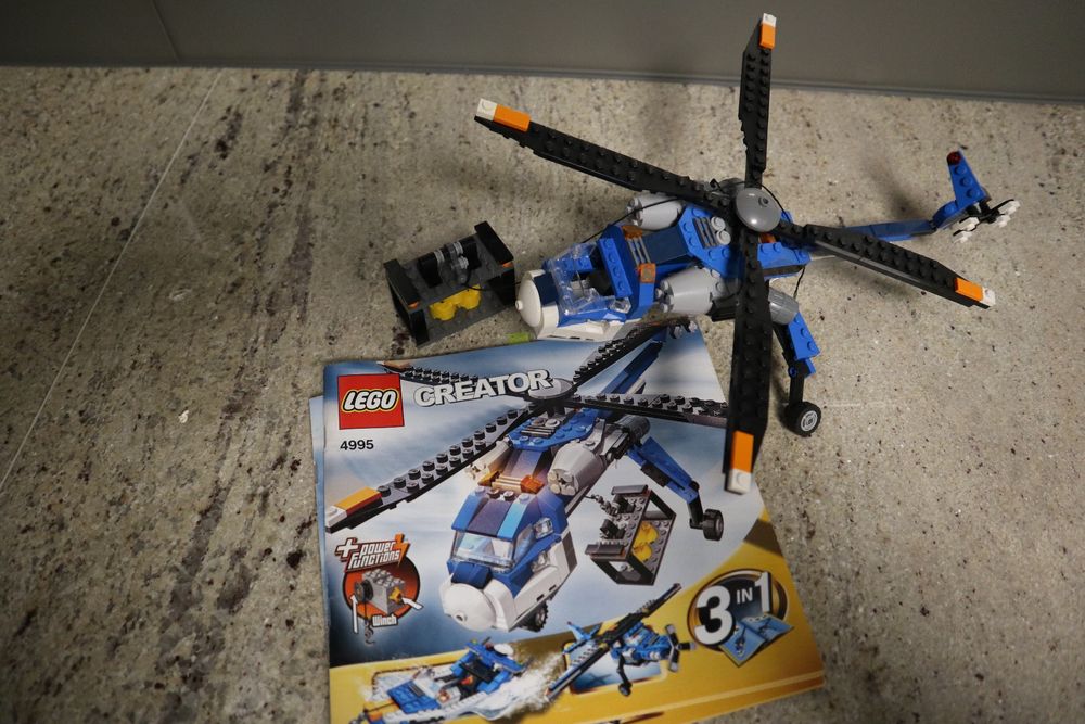 Lego Creator Hélicoptère 3 en 1 4995 Manque moteur du treuil (Gebraucht ...