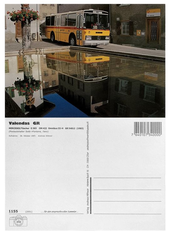 Valendas Safiental Surselva Postauto Mercedes Tüscher O303 | Kaufen auf ...