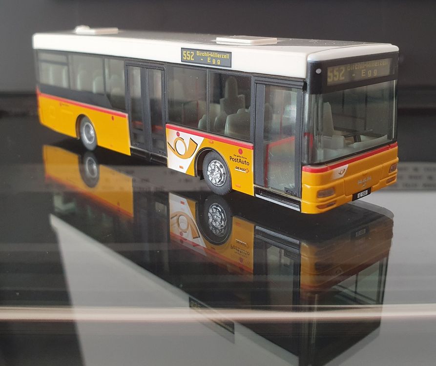 VK-Modelle PTT PostAuto MAN A76 Midibus "Linie 552" 1:87 (Gebraucht) in ...