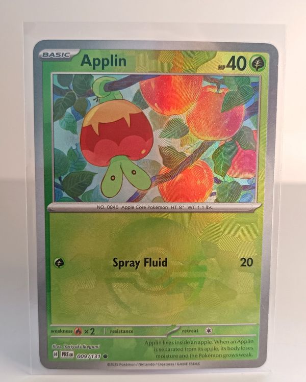 Applin 009/131 Pokeball Pokemon Prismatic Evolutions PRE EN (Neu ...