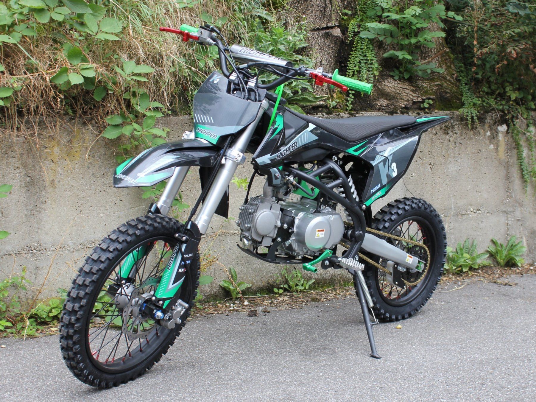 Pit Bike - Motocross Bike - Dirt Bike K3 Pro - 125ccm 4-Takt (Neu und ...