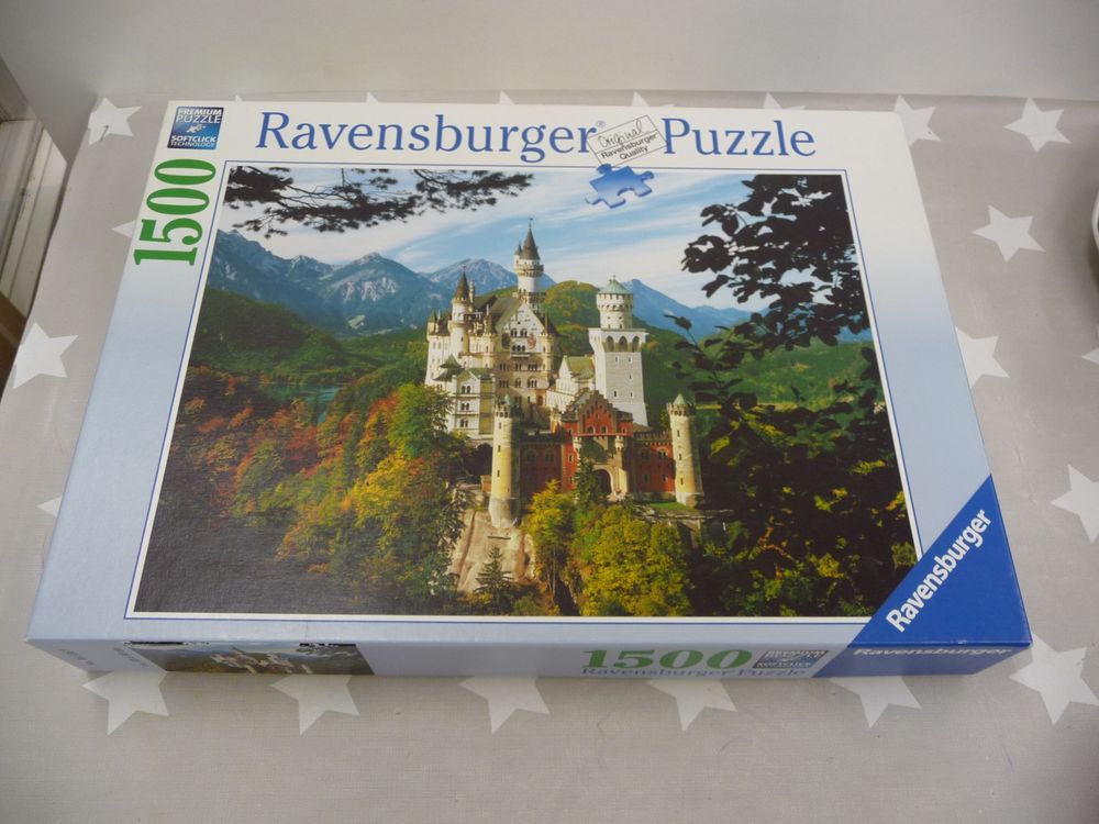 Puzzle 1500 Königsschloss Neuschwanstein von König Ludwig II (Gebraucht ...