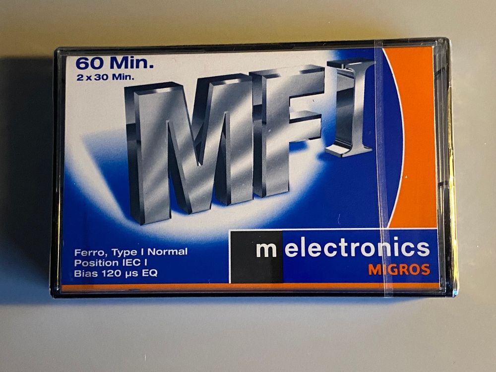 11 Stk. M-ELECTRONICS Musikkassetten MF I 60 Min. (Neu und ...