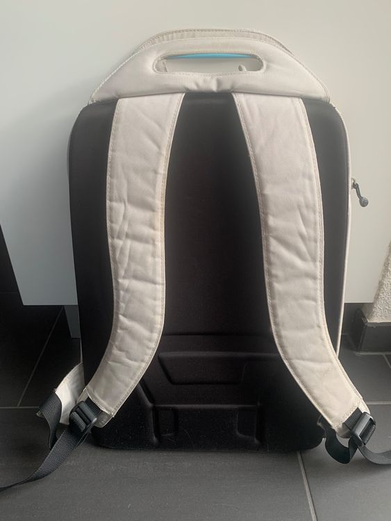 GOLLA „Generation mobile“ Laptop-Rucksack hellgrau m. türkis (Gebraucht ...