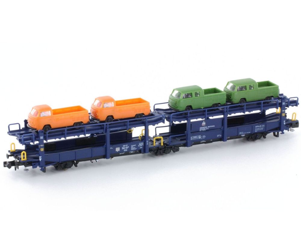 Hobbyrain 23921 SBB Offs Autotransporter mit 4 VW T2 Pritsch (Neu und ...