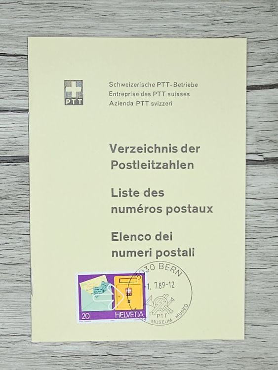 CL14 PTT Suisse 1989 (Gebraucht) in Cousset für CHF 1.95 – mit ...