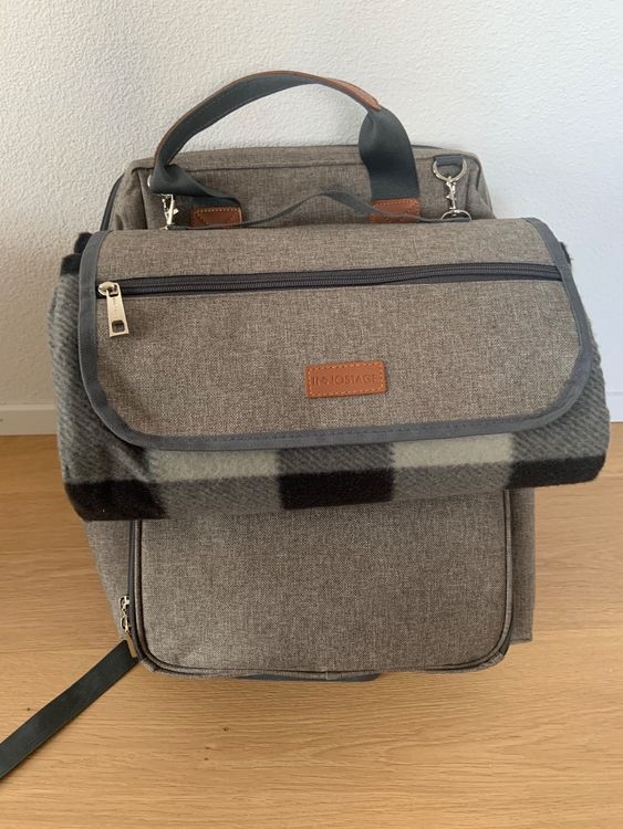 Picknick Backpack with 4 people set + picnic blanket // NEW (Neu und ...