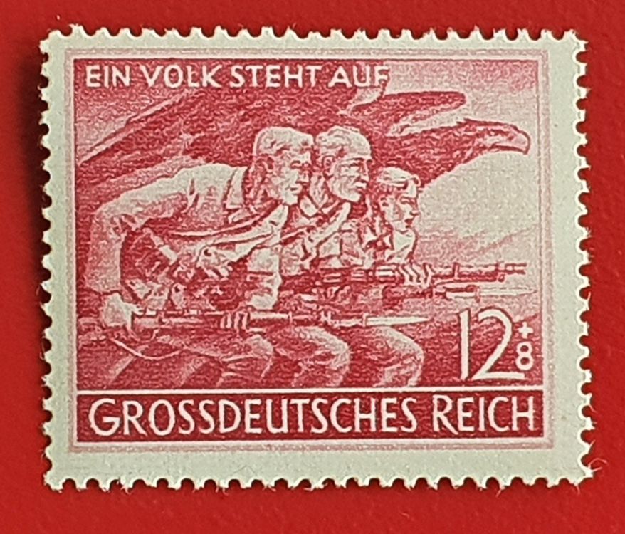 DEUTSCHLAND DEUTSCHES REICH EIN VOLK STEHT AUF 1945* (Neu (gemäss Beschreibung)) in Düdingen für ...