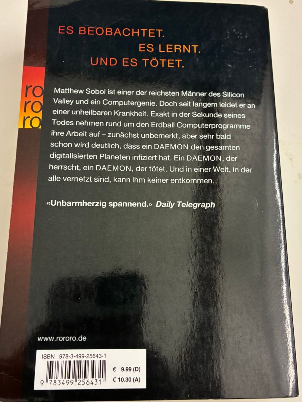 Daniel Suarez Daemon Thriller: Die Welt ist nur ein Spiel 49 (Gebraucht ...