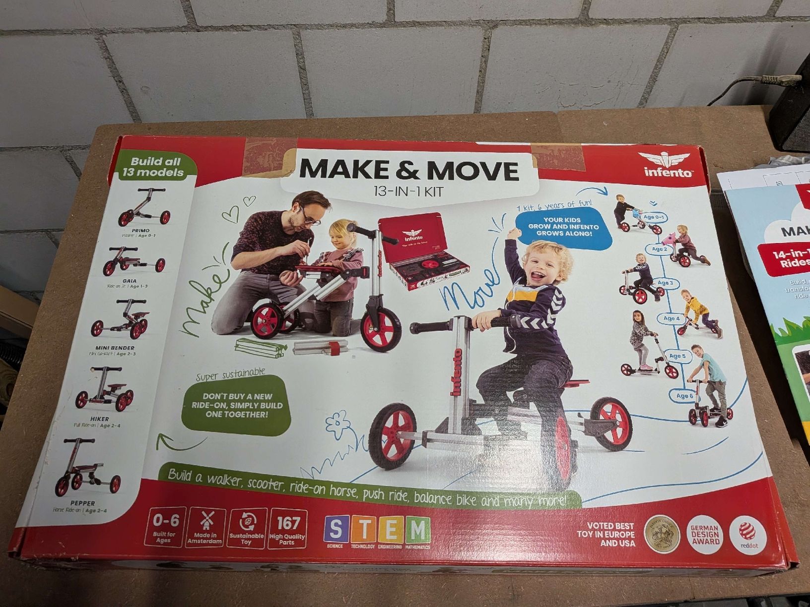 Infento Make & Move 13-in-1 Bausatz für Kinder 0-6 Jahre (Gebraucht) in ...