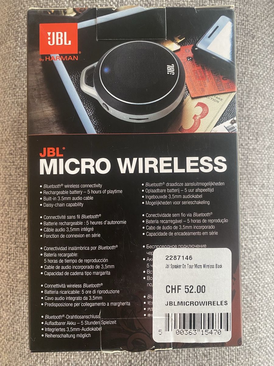 JBL Micro Wireless Lautsprecher - Super Sound, Top Zustand! (Neu und ...