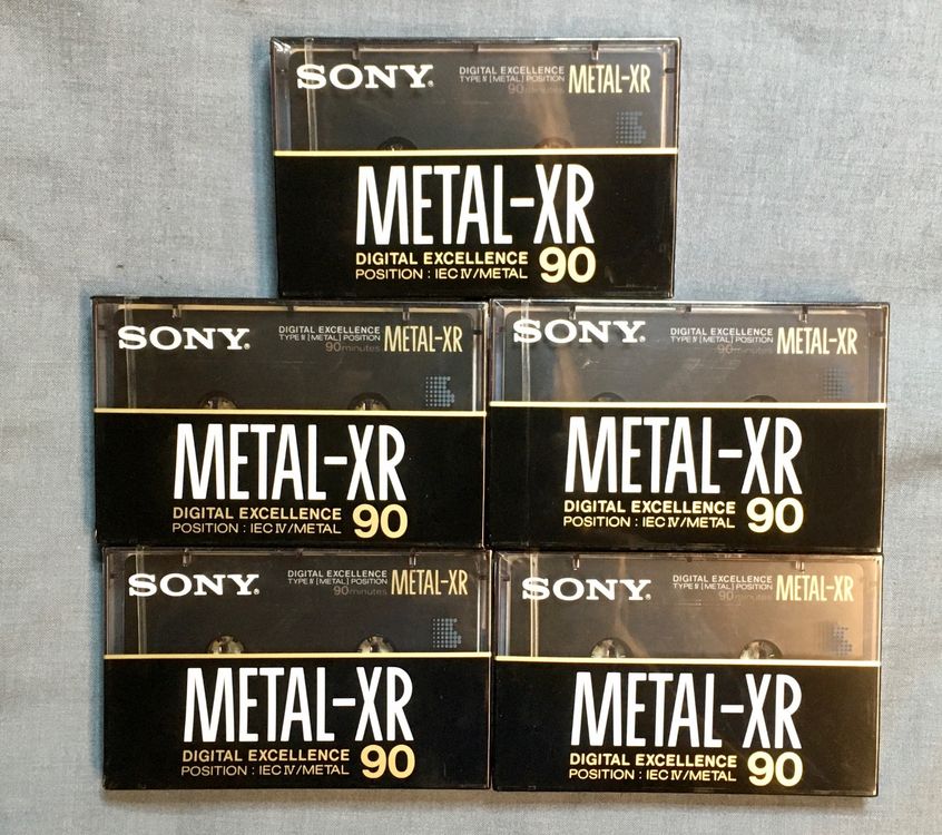 5 x Sony Metal-XR 90 neu! | Kaufen auf Ricardo