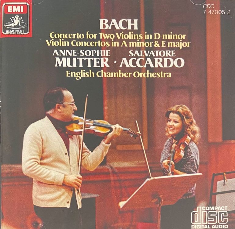 CD Anne-Sophie Mutter • Accardo • Bach (Gebraucht) in Luzern für CHF 4.95 – mit Lieferung auf ...