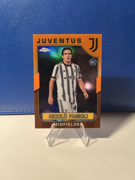 Topps Chrome Juventus Team Set Orange Refractor/25 Fagioli (Nuovo ...