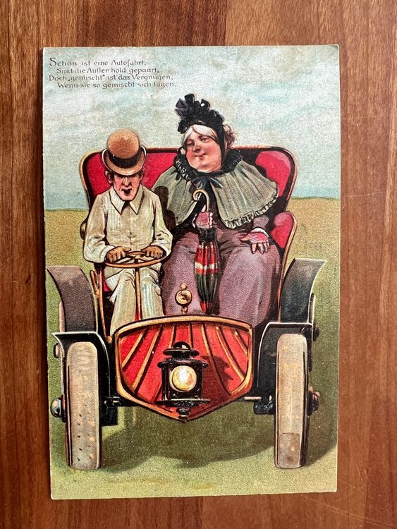 Postkarte Scherzkarte Comic Prägekarte 1909 R828) (Gebraucht) in Hinwil ...