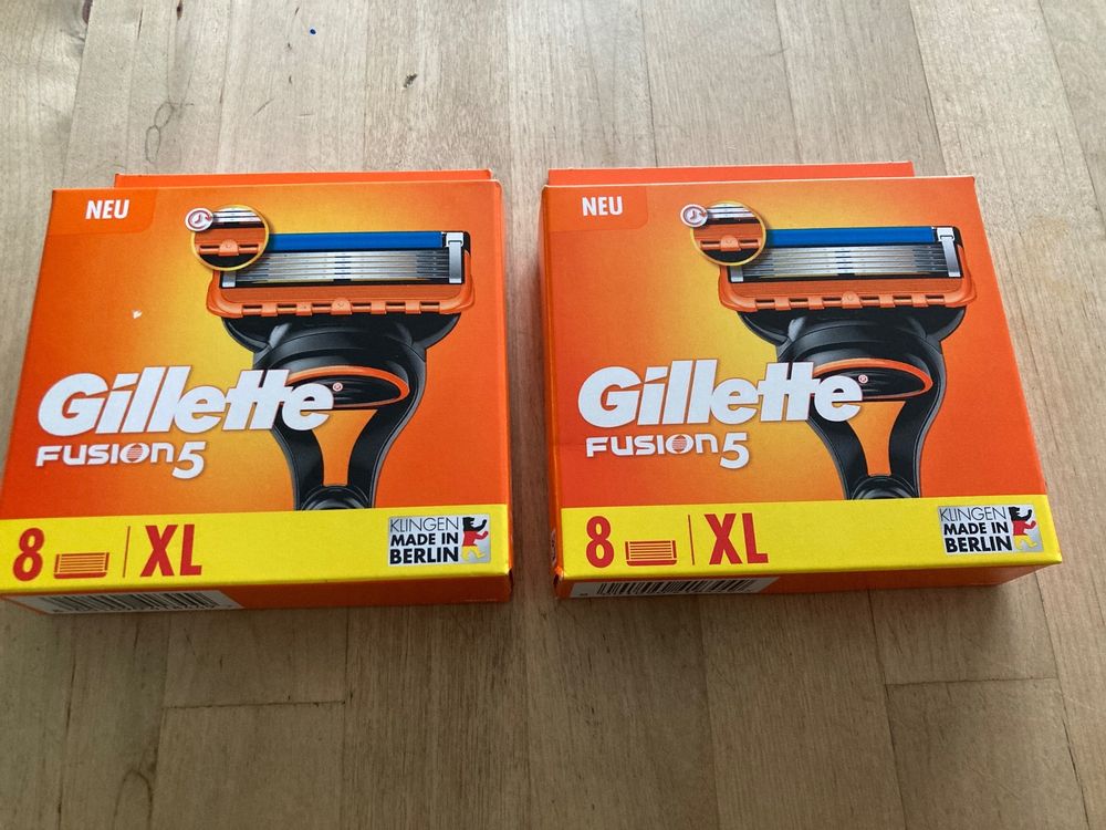 2x Gillette Fusion 5 XL 8 Rasierklingen | Kaufen auf Ricardo