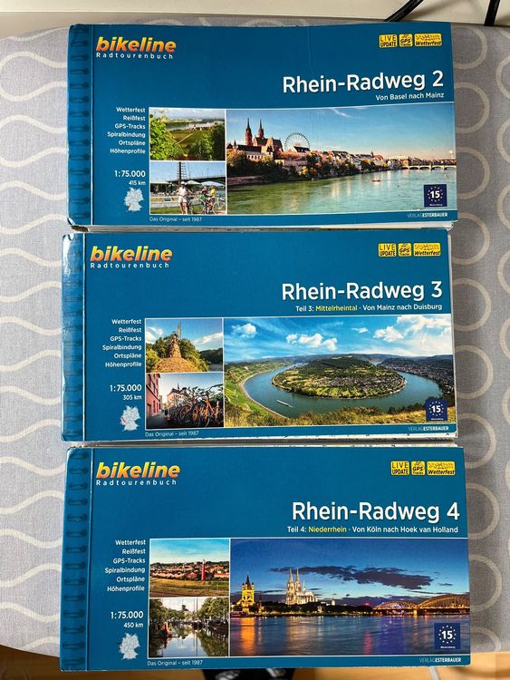 Bikeline Rheinradweg 2, 3 + 4 | Kaufen auf Ricardo