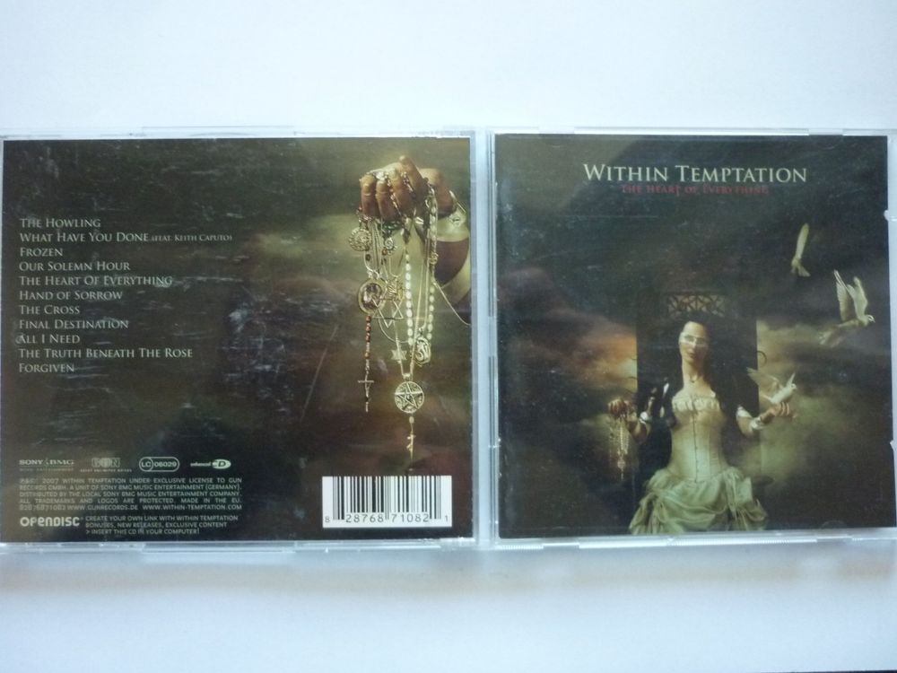 CD - WITHIN TEMPTATION/THE HEART OF EVERYTHING (Gebraucht) in Oftringen ...