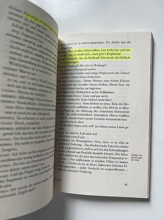 Leben des Galilei - Bertolt Brecht (Gebraucht) in Wettingen für CHF 3 ...