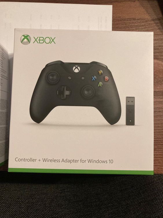 Xbox Controller + wireless Adapter für windows (Neu und ...