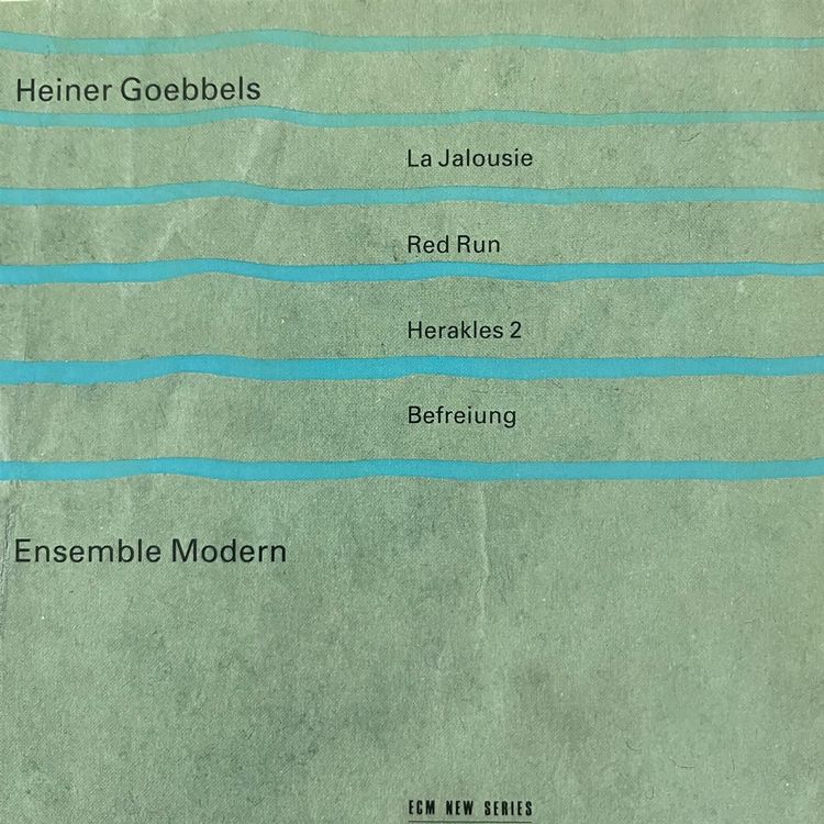 Heiner Goebbels Ensemble modern CD ECM | Kaufen auf Ricardo